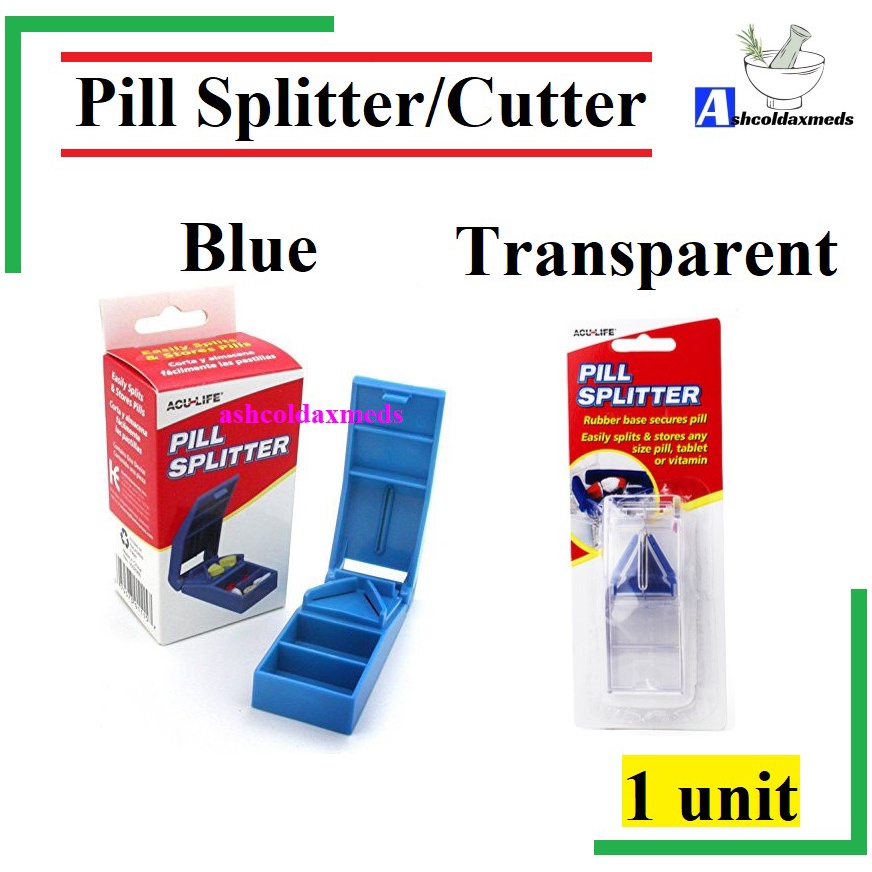 Aculife Pil Splitter (Blue/Transparent) - Farmasi Limbongan