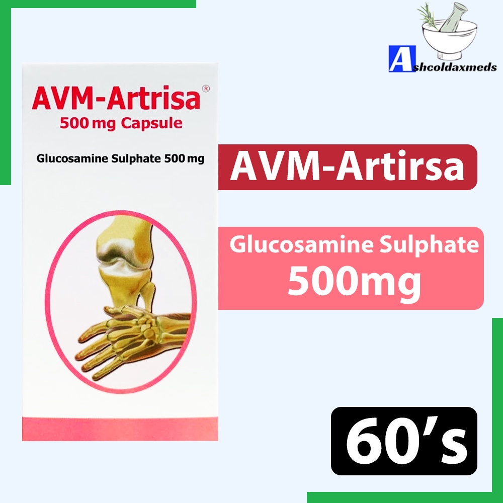 AVM-Artrisa Glucosamine Sulphate 500mg 60's - Farmasi Limbongan