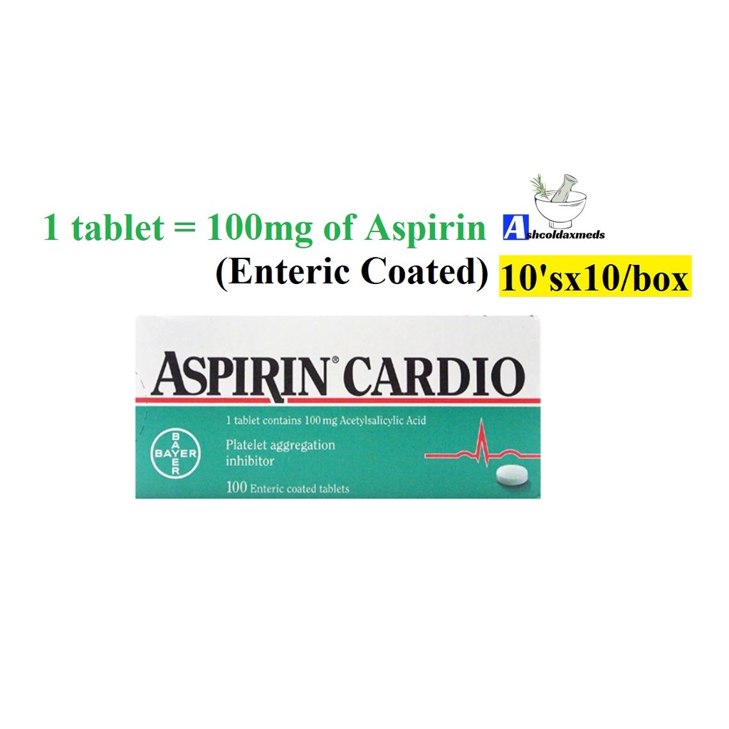 BAYER ASPIRIN 100MG 100'S - Farmasi Limbongan