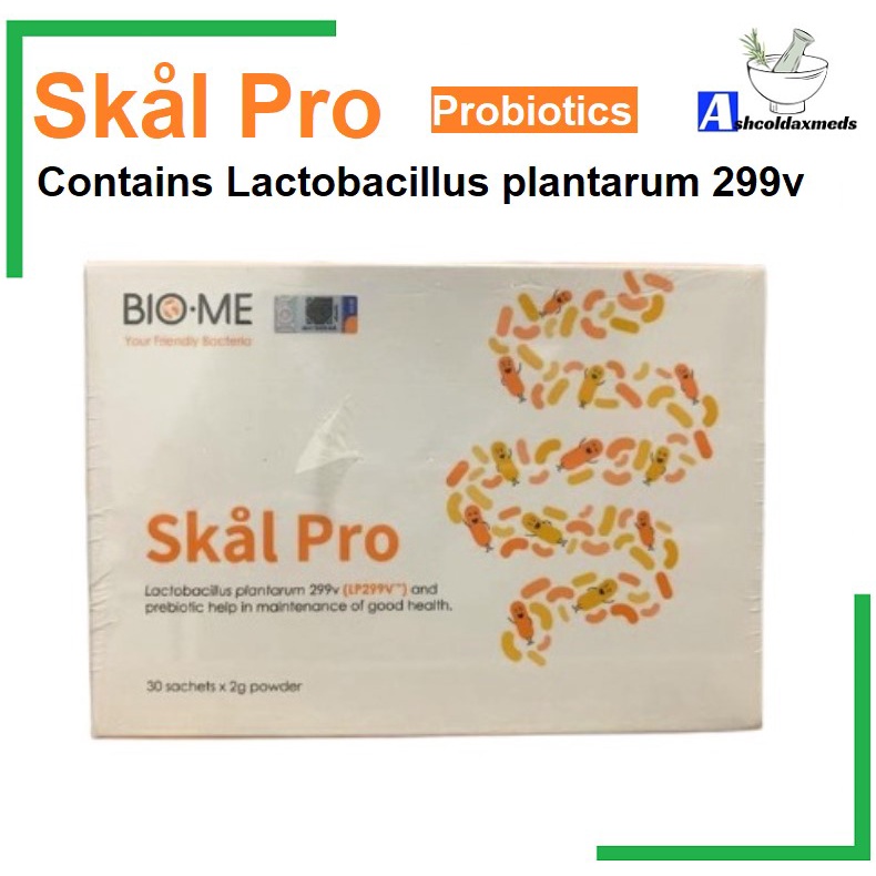 BIOME SKAL PRO LACTOBACILLUS PLANTARUM 299V (LP299V) 30'S/BOX or ...