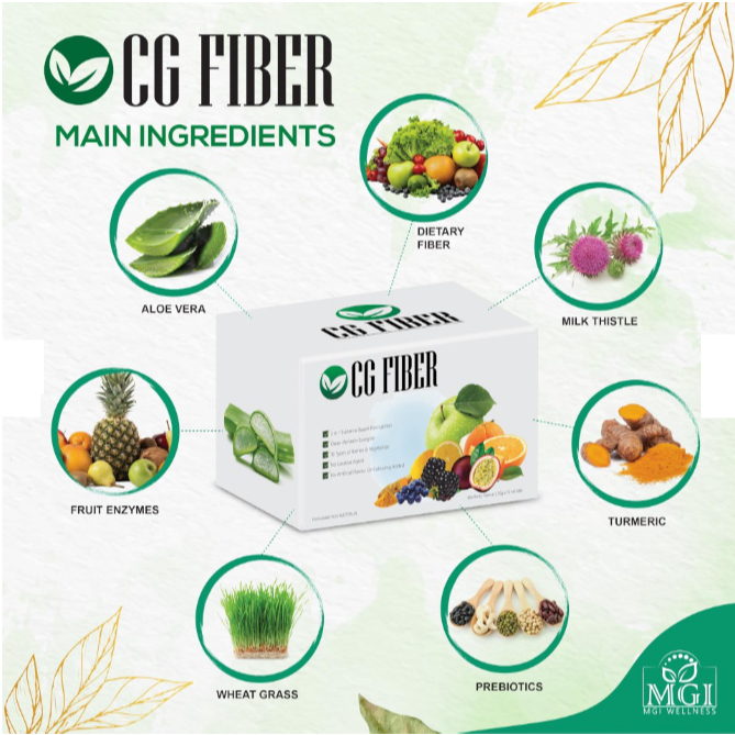 (FOC SHAKER) CG Fiber/ CG Fibre Box 15'S EXP02/2027 - Farmasi Limbongan