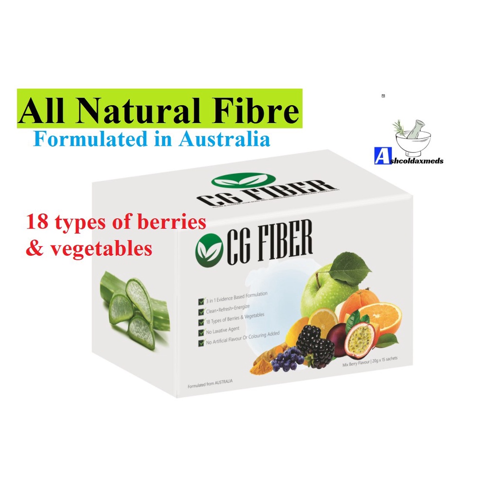 (FOC SHAKER) CG Fiber/ CG Fibre Box 15'S - Farmasi Limbongan