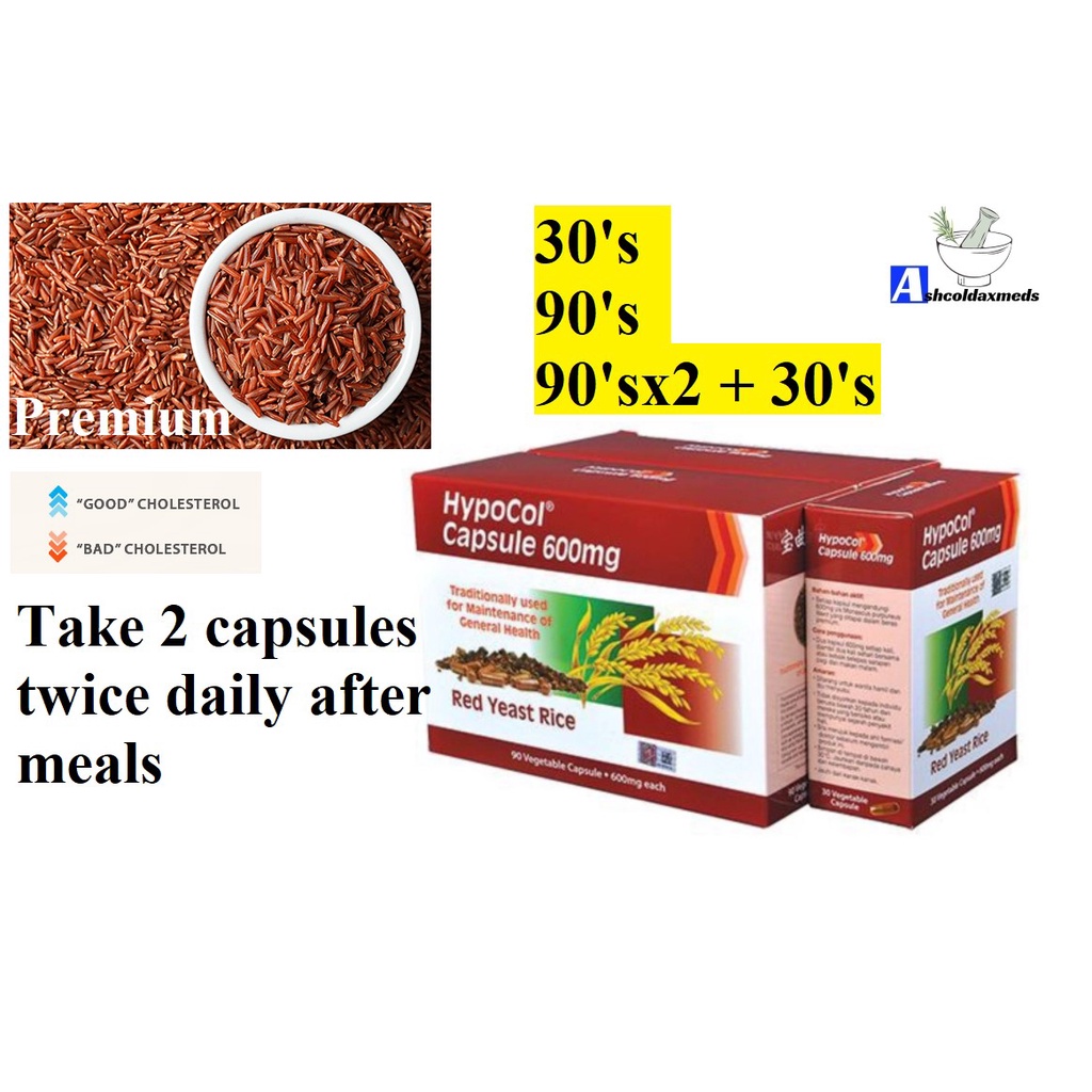 HYPOCHOL CAPSULE 600MG (2x90'S+30'S) - Farmasi Limbongan