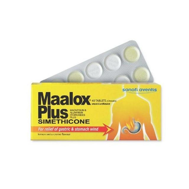 Maalox Plus Simethicone Chewable Tablets 10'Sx4 - Farmasi Limbongan