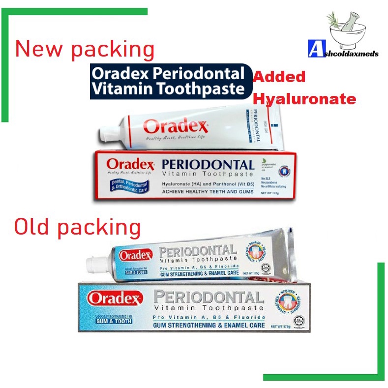 ORADEX PERIODONTAL VITAMIN TOOTHPASTE 175GM EXP01/2026 - Farmasi Limbongan