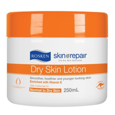 Rosken Skin Repair Dry Skin Lotion (250ml) JAR - Farmasi Limbongan