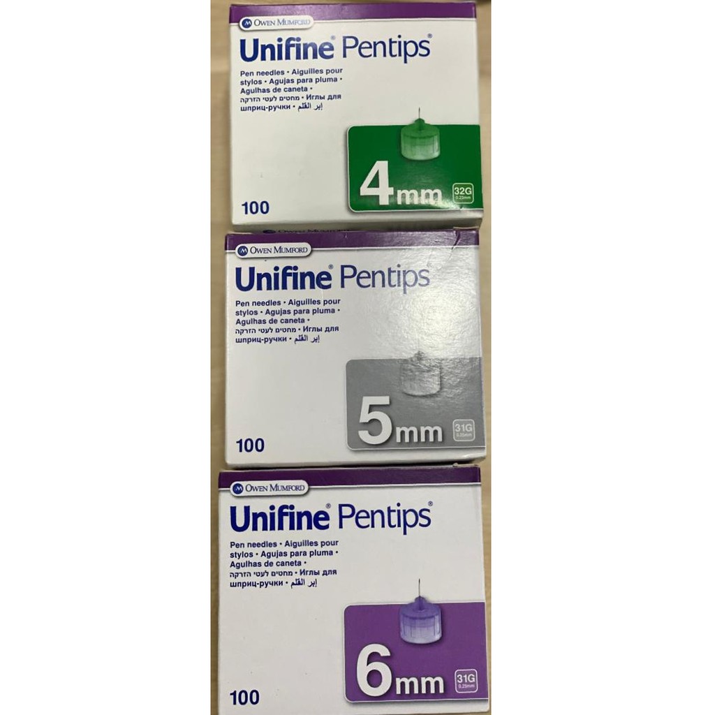 Unifine Pentips Insulin Penfill Needles - Farmasi Limbongan