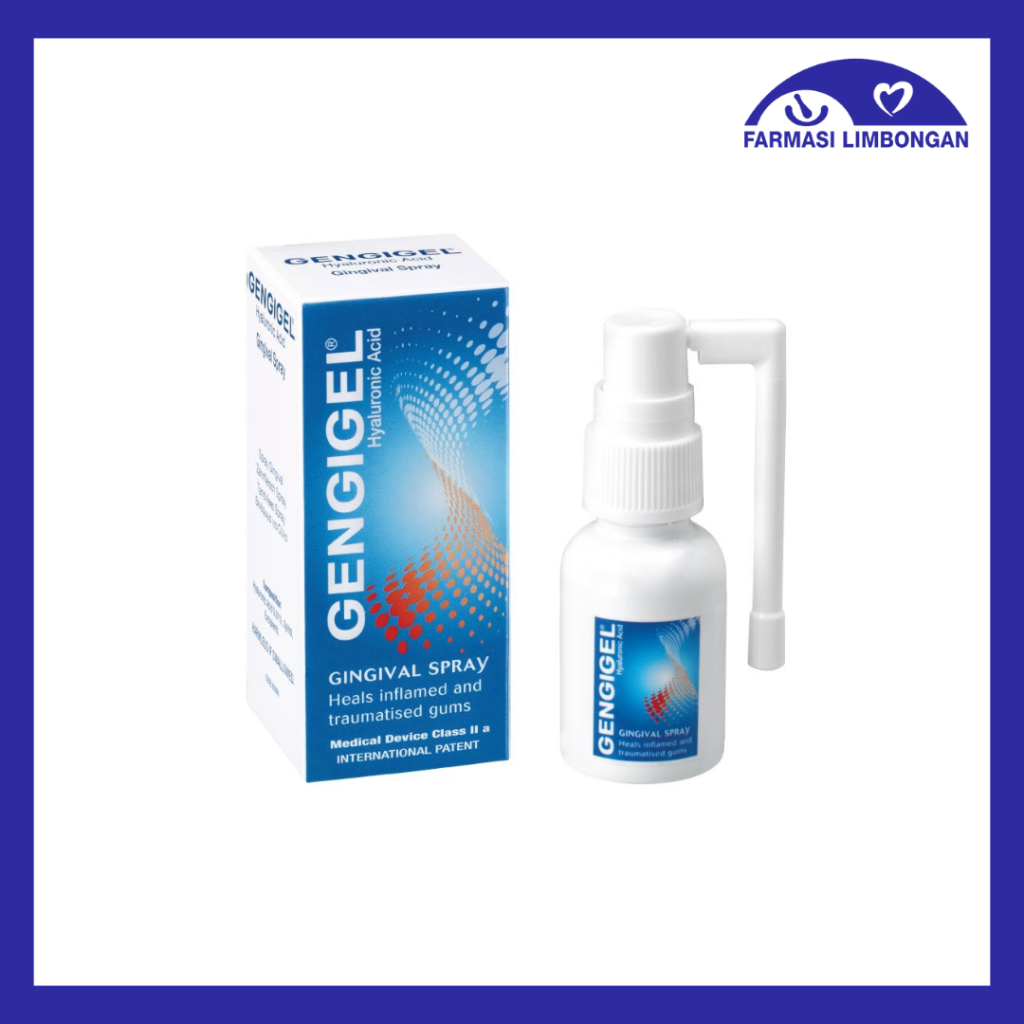 GENGIGEL GINVIVAL SPRAY 20ML OR GENGIGEL GEL 20ML - Farmasi Limbongan