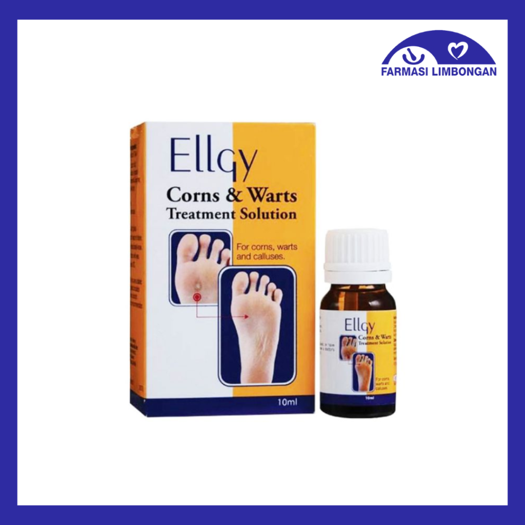 ELLGY CORN & WARTS TREATMENT SOLUTION 10ML - Farmasi Limbongan