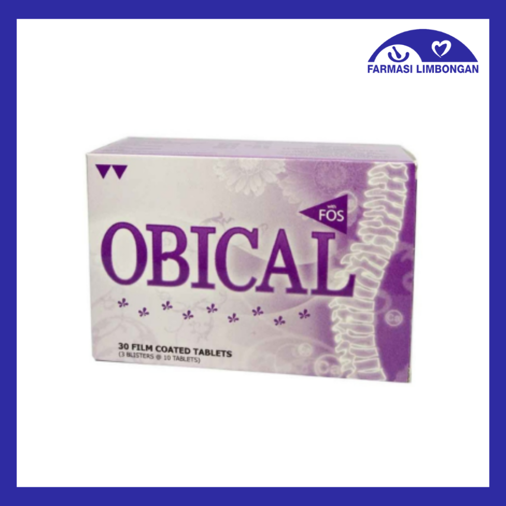 OBICAL CAPLETS 30'S/BOX EXP 01/2025 - Farmasi Limbongan