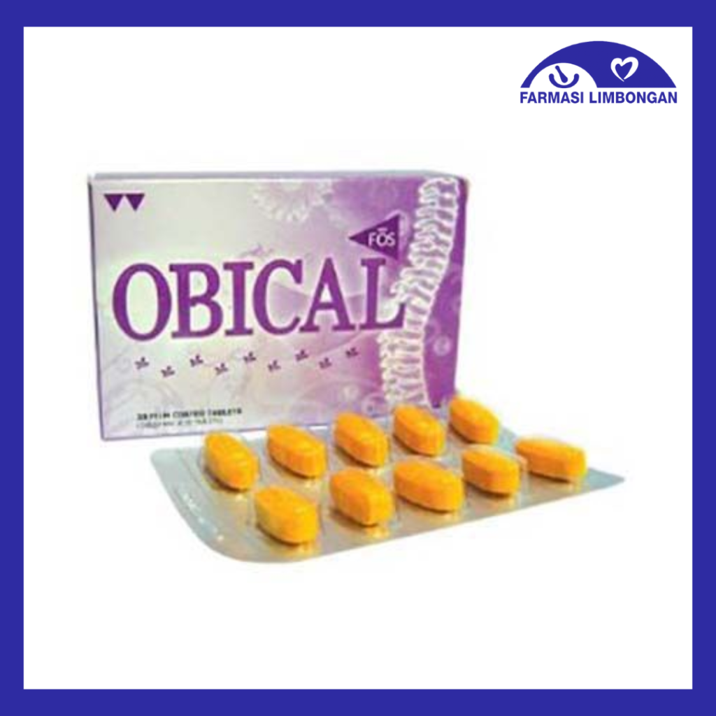 OBICAL CAPLETS 30'S/BOX - Farmasi Limbongan