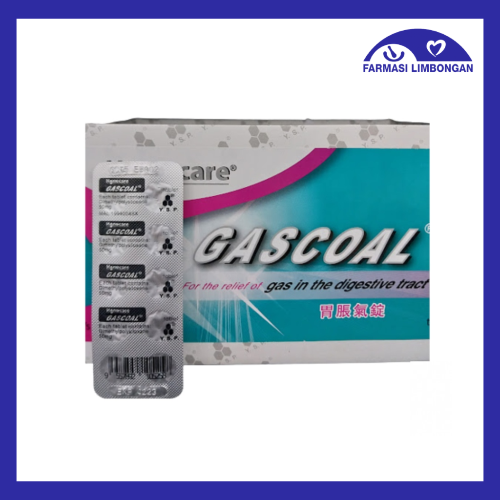 Gascoal 50mg 10's EXP04/2027 - Farmasi Limbongan