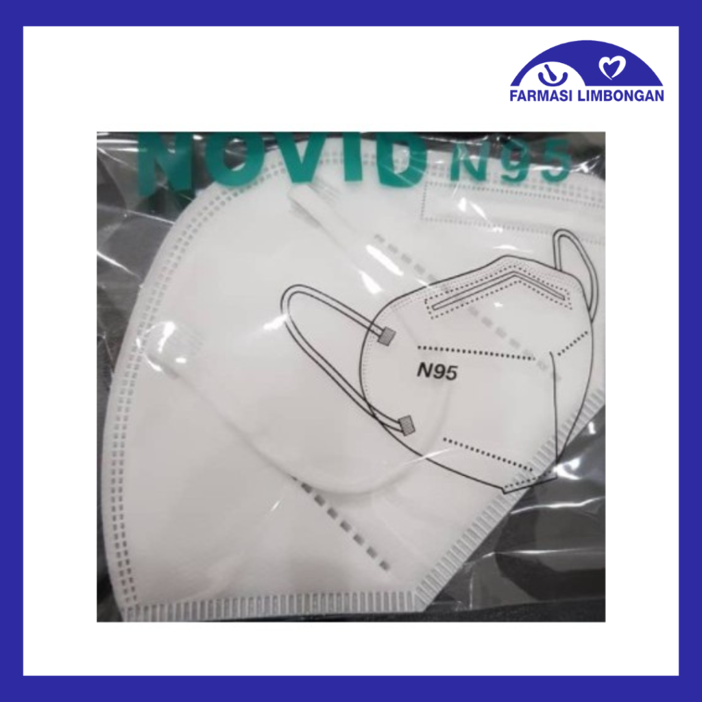 (MADE IN MALAYSIA) NOVID N95 5-PLY DISPOSABLE RESPIRATOR 50'S - Farmasi ...