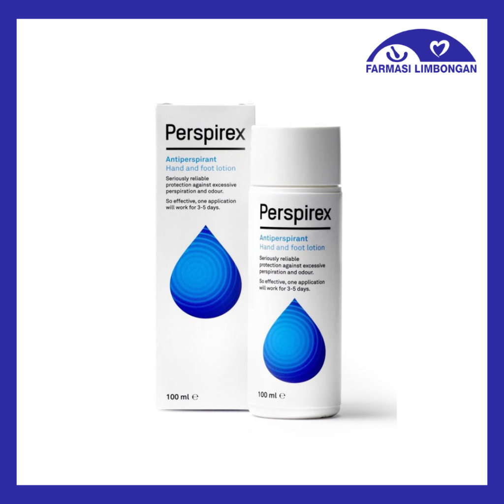 PERSPIREX ANTIPERSPIRANT HAND LOTION & FOOT 100ML - Farmasi Limbongan