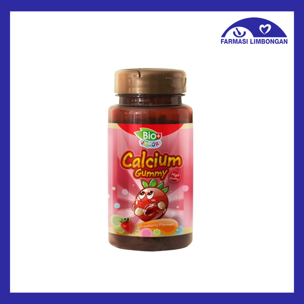 BIOPLUS JUNIOR CALCIUM GUMMIES 80'S - Farmasi Limbongan