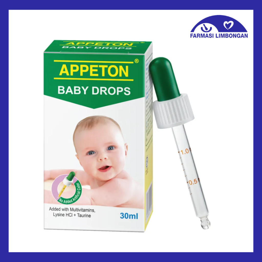 Appeton Multivitamin Baby Infant Drops 30ml EXP03/2028 - Farmasi Limbongan