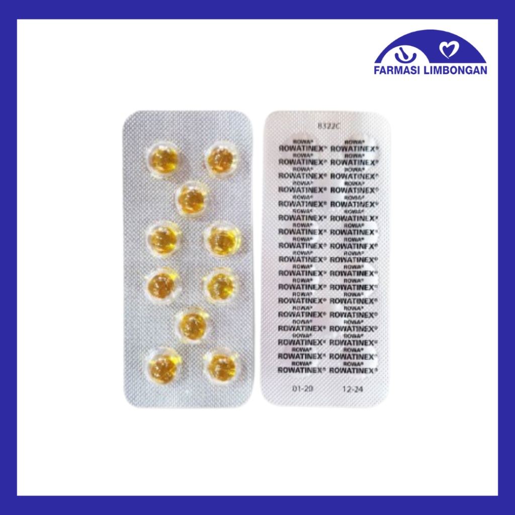 ROWATINEX CAPSULES 10'S - Farmasi Limbongan