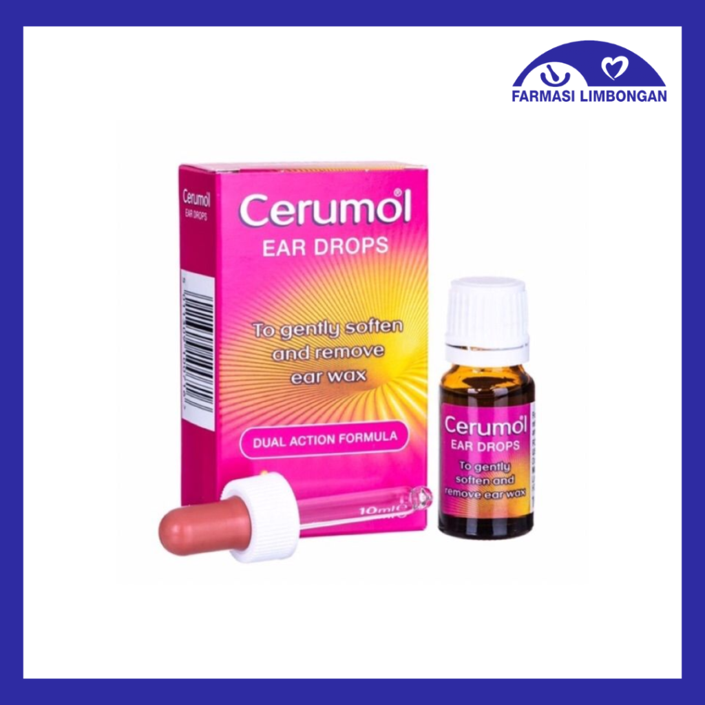 CERUMOL EAR WAX SOFTENER 10ML - Farmasi Limbongan