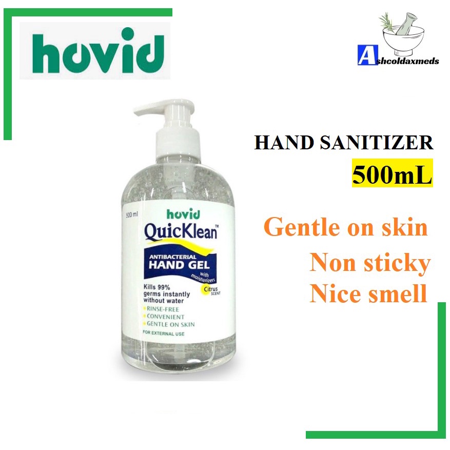(PROMO)Hovid QuicKlean Antibacterial Hand Sanitizer 720ml/500ml EXP04 ...