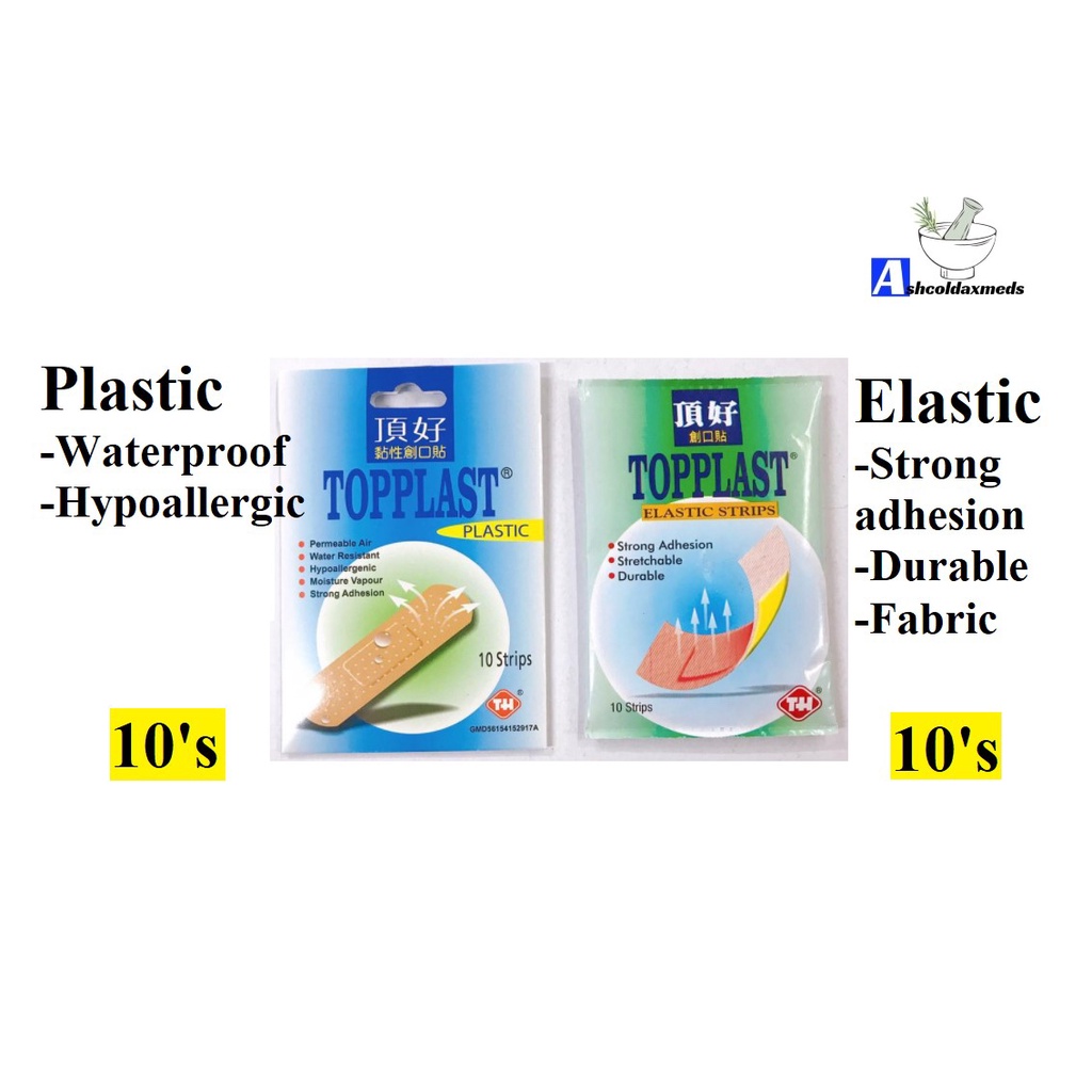 Topplast 10'S Elastic/Plastic - Farmasi Limbongan