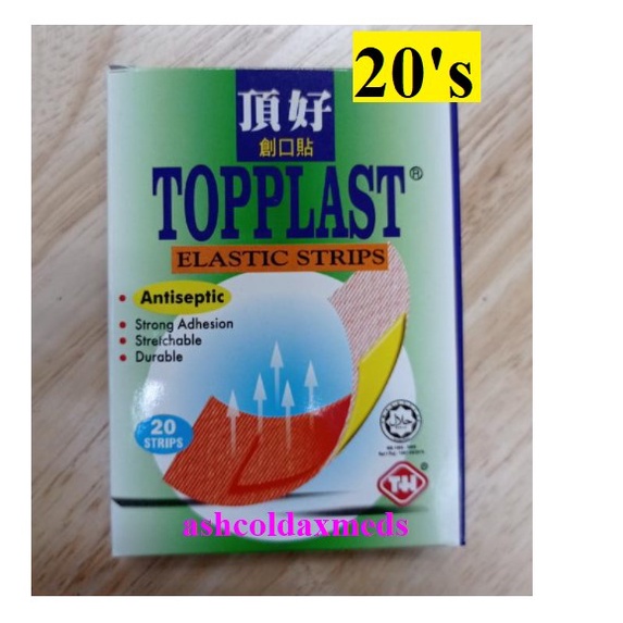 Topplast 10'S Elastic/Plastic - Farmasi Limbongan