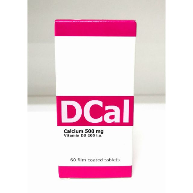 DCAL 60'S (CALCIUM + VITAMIN D3) - Farmasi Limbongan