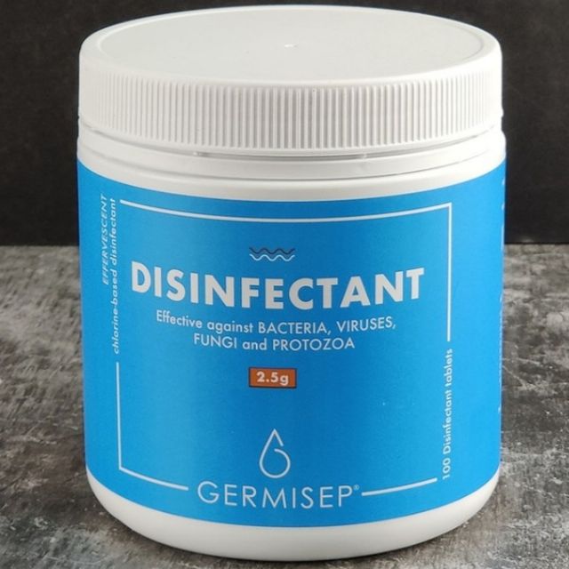 Germisep Disinfectant Tablets 2.5gm (1 tablet for 10 litres) 100'S ...