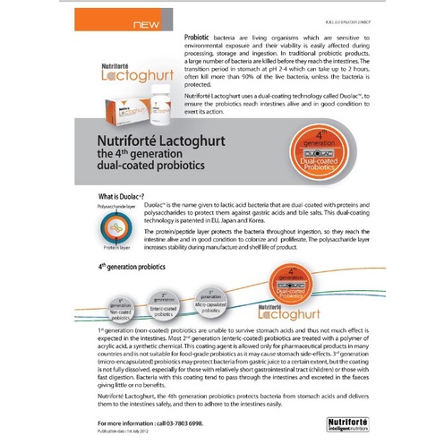 Nutriforte Lactoghurt 30'S+60'S+60'S - Farmasi Limbongan