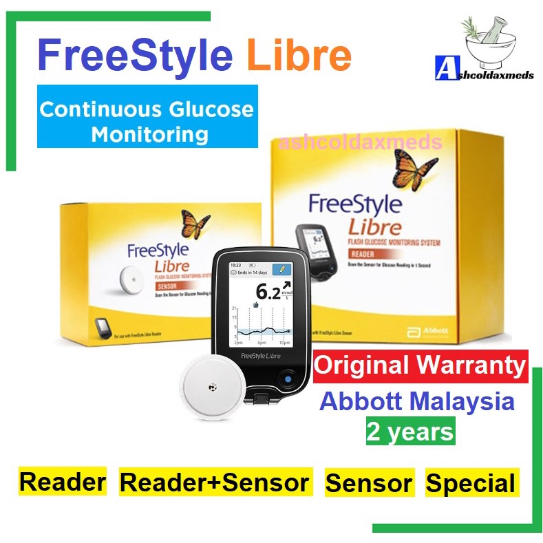 (MSIA WARRANTY) FREESTYLE LIBRE GLUCOSE MONITORING SYSTEM ( READER ...