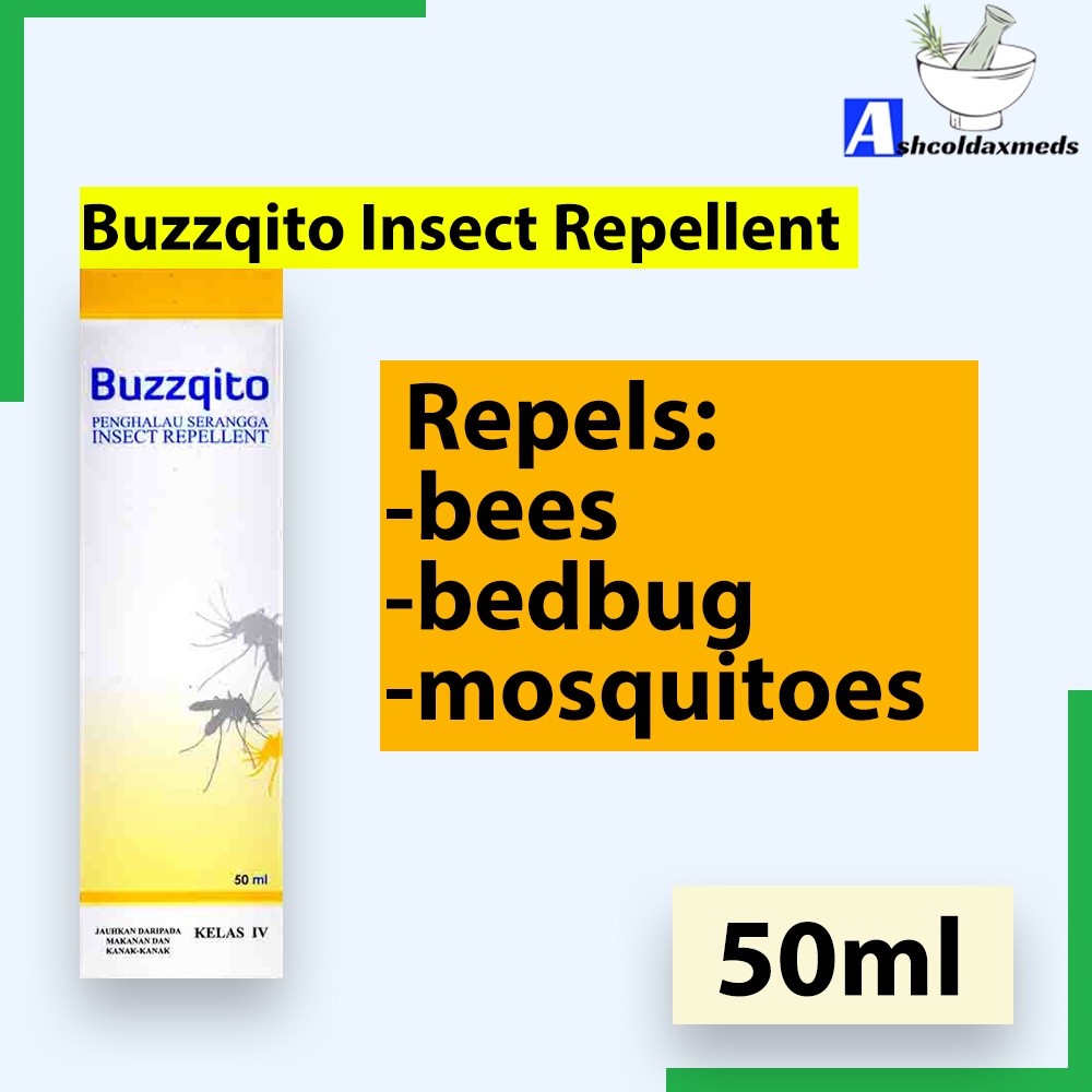 BUZZQITO INSECT REPELLENT 50ML - Farmasi Limbongan