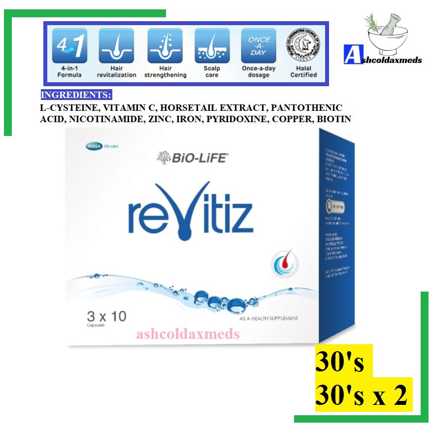 Biolife Bio-lIfe ReVitiz 30s or 30sx2 - Farmasi Limbongan
