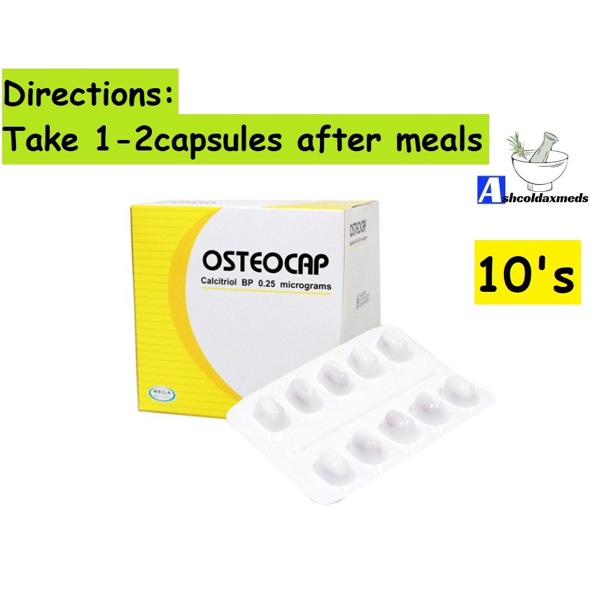 Mega Osteocap 0.25mcg 10's - Farmasi Limbongan