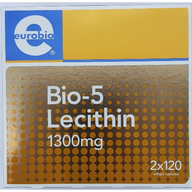 Eurobio Bio-5 Lecithin 1300mg 120'S or 120'SX2 - Farmasi Limbongan