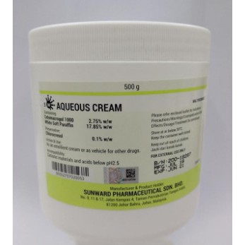 SUNWARD AQUEOUS CREAM 100GM/500GM - Farmasi Limbongan