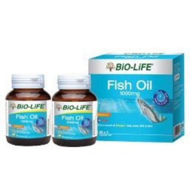 BIOLIFE FISH OIL 1000MG 30Sx2/30S - Farmasi Limbongan