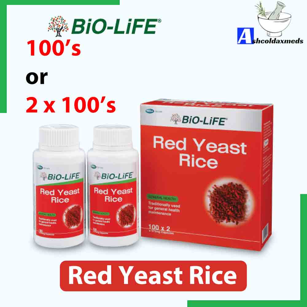 BIOLIFE RED YEAST RICE 30'S or 30'SX2 EXP07/2024 - Farmasi Limbongan
