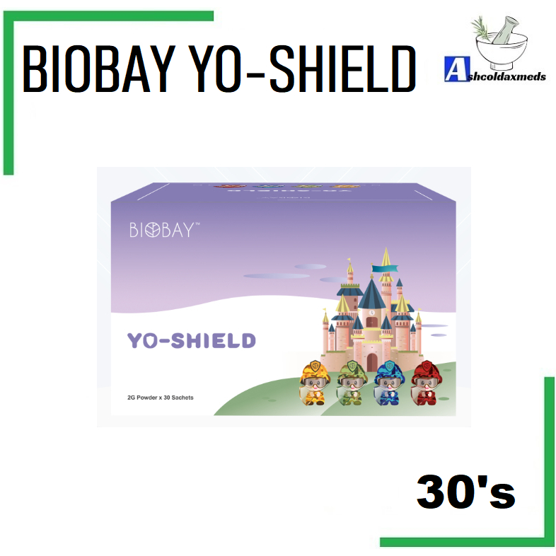 Biobay Yo-Shield Probiotics Inulin Vitamin C D Elderberry [2g x 30 ...