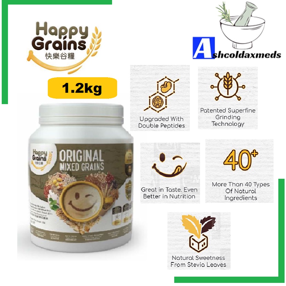 Happy Grains Original Mixed Grains 1.2kg - Farmasi Limbongan