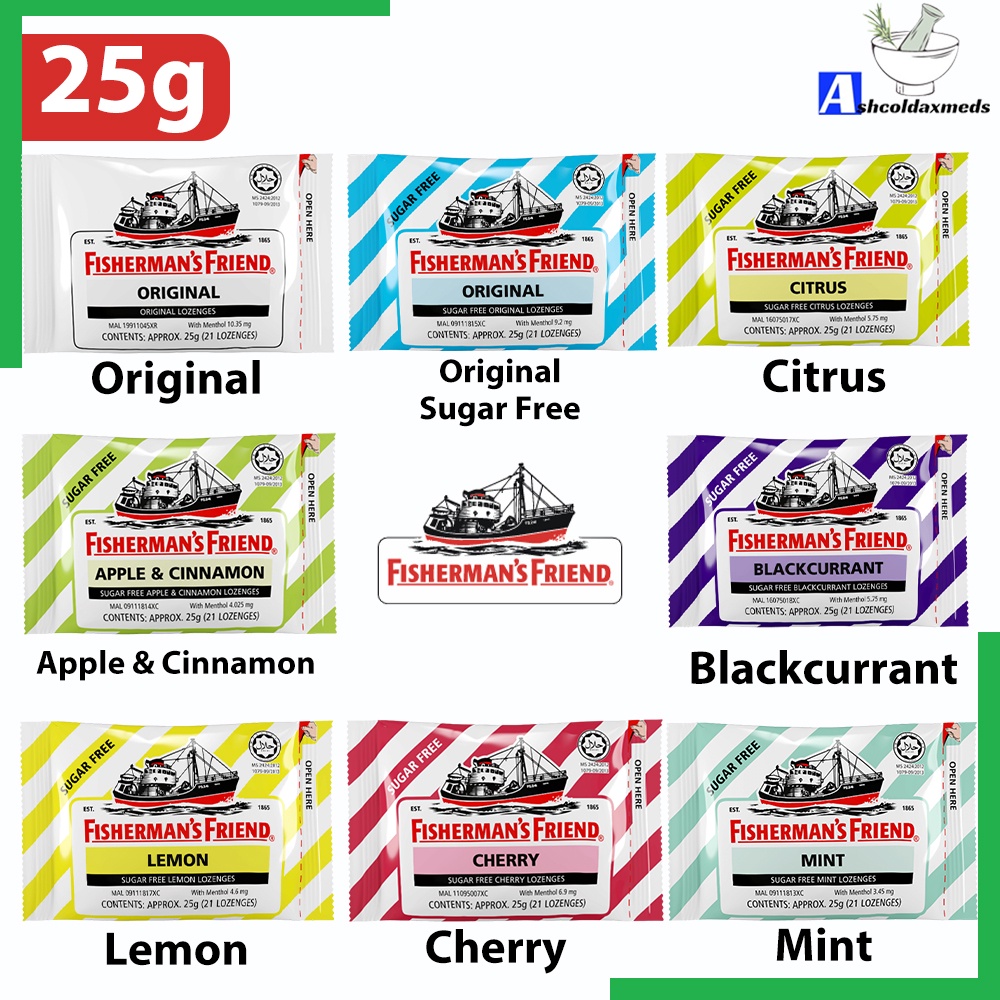 Fisherman's Friend 25g (Sugar Free) - Farmasi Limbongan