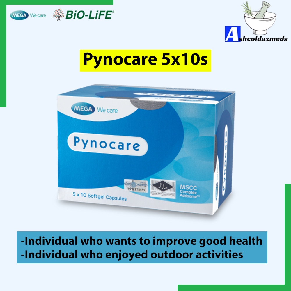 MEGA Pynocare 5x10 Capsules - Farmasi Limbongan