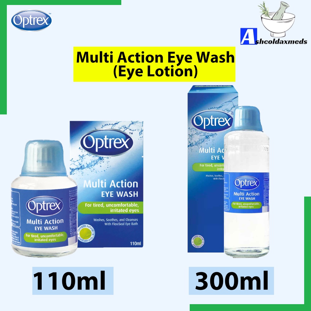 Optrex Multi Action Eye Wash (Eye Lotion) 110ml / 300ml - Farmasi Limbongan