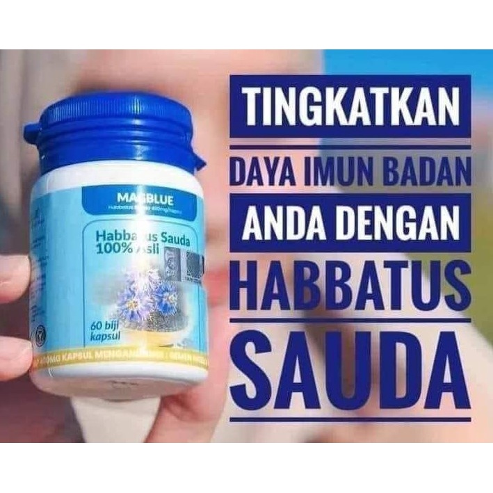 Magic Blue Habbatus Sauda Kapsul / Magblue / Mexblu / Black Seeds ...