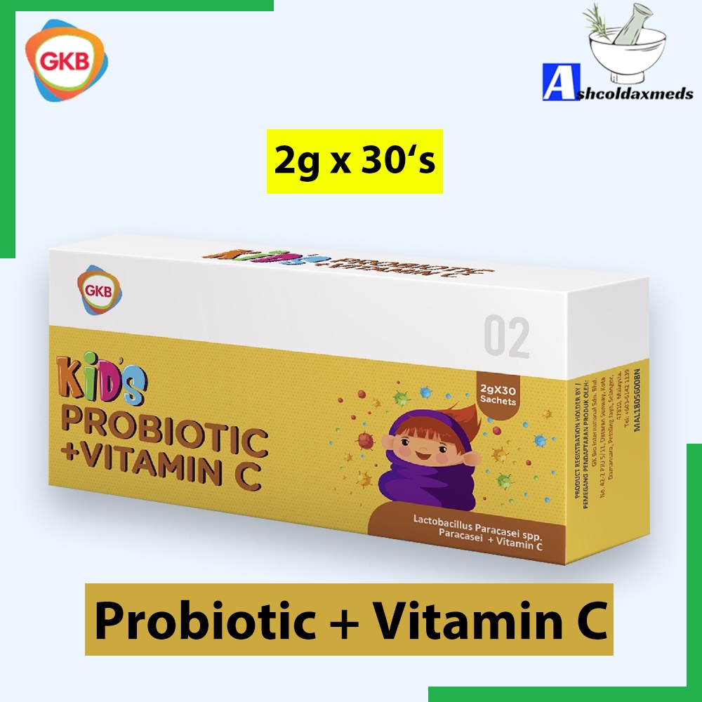 GKB KID'S PROBIOTIC + VITAMIN C 2g x 30'S - Farmasi Limbongan
