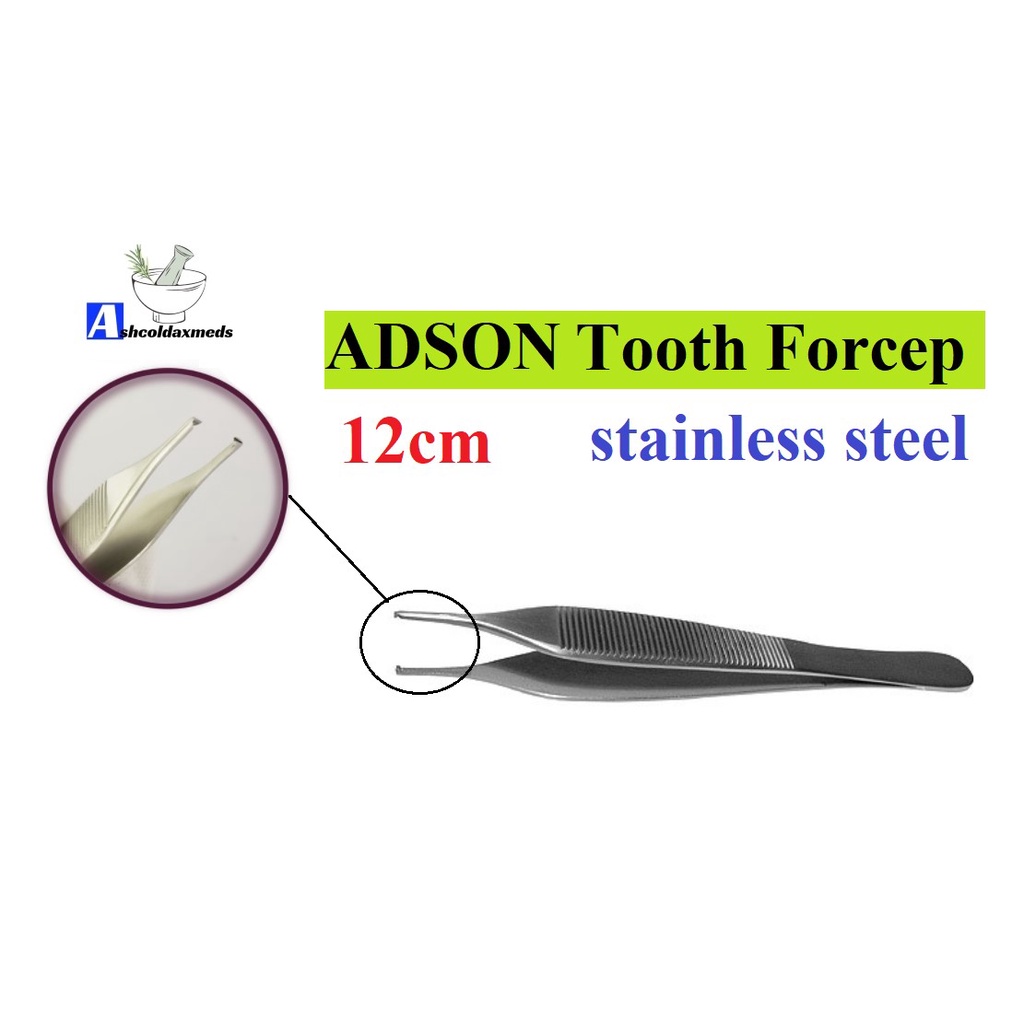 ADSON FORCEPS TOOTH 12CM - Farmasi Limbongan