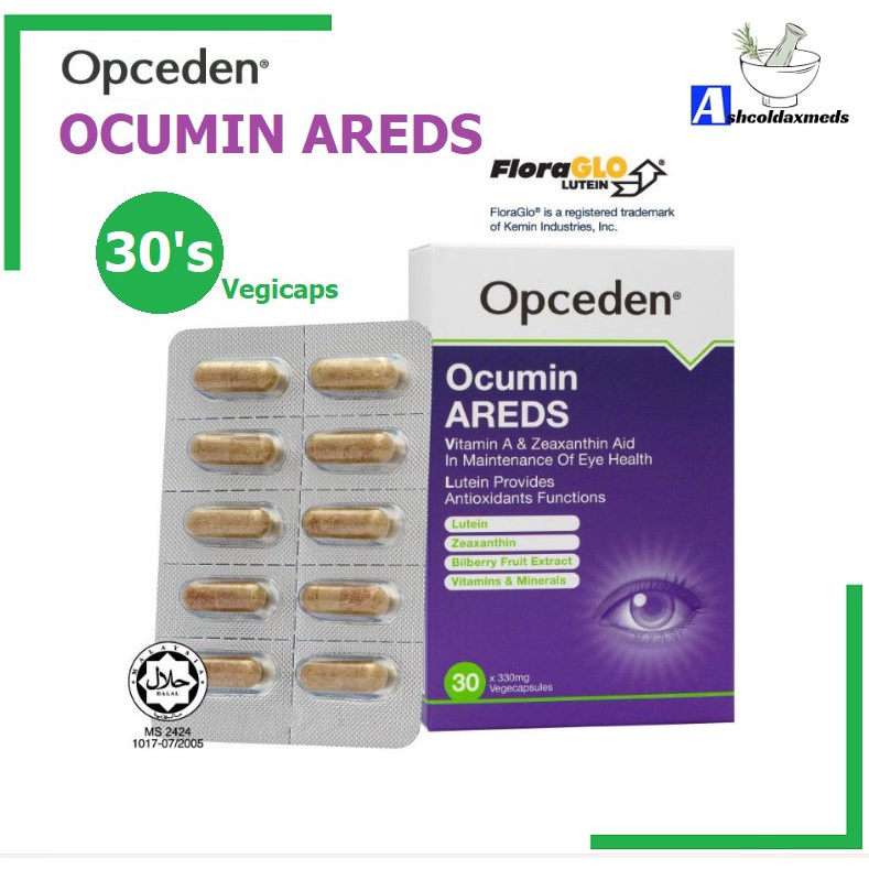 Opceden Ocumin Areds (330mg x 30's) - Farmasi Limbongan