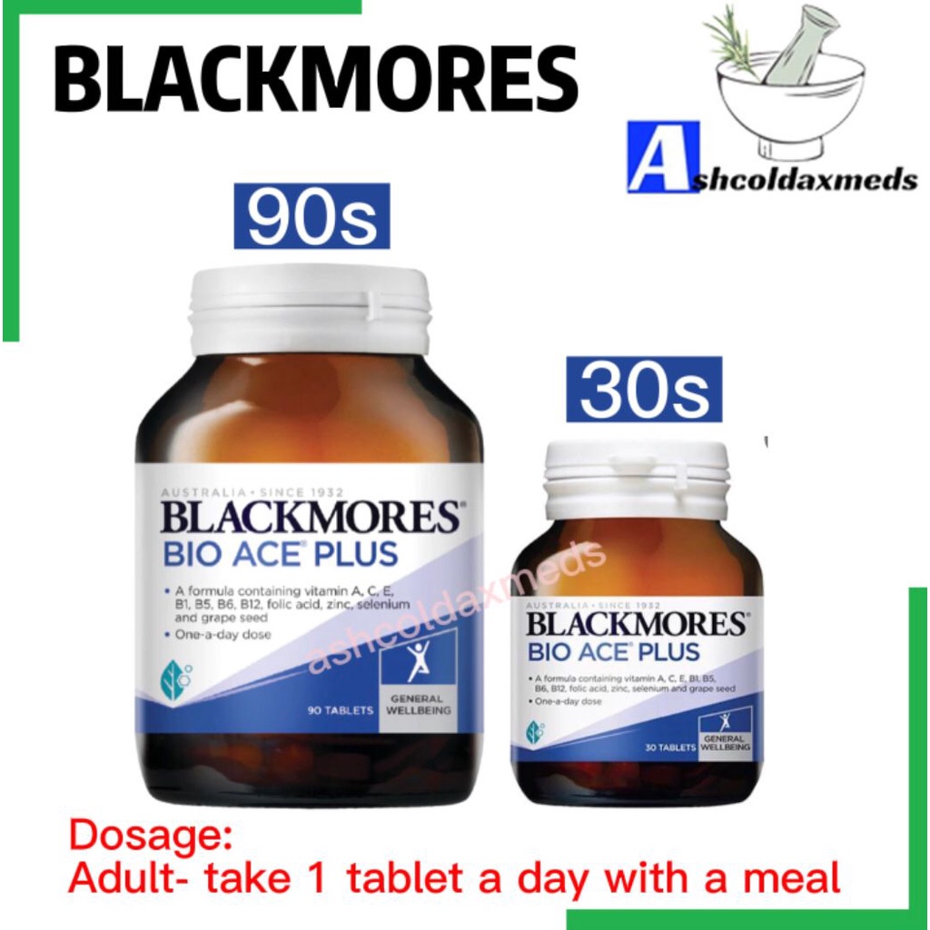 BLACKMORES BIO ACE PLUS 30'S / 90'S(EXP06/2023) - Farmasi Limbongan