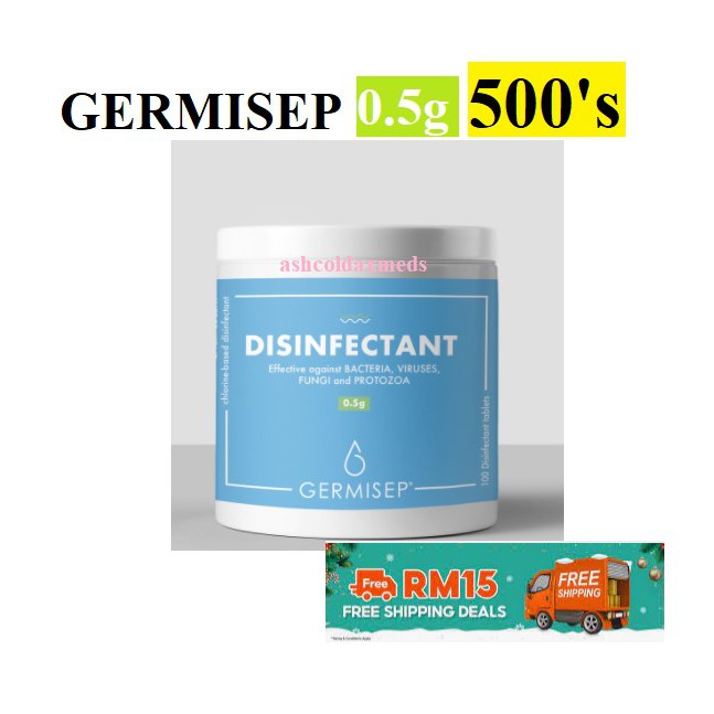 HOVID GERMISEP 0.5G EFFERVESCENT 100'S/500'S - Farmasi Limbongan