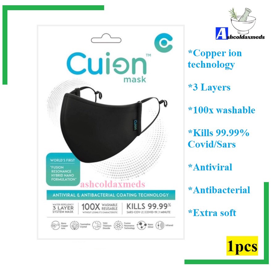 Cuion™ Resonance Mask Antiviral Adult & Quantum-Ion Mask Adult/Child ...