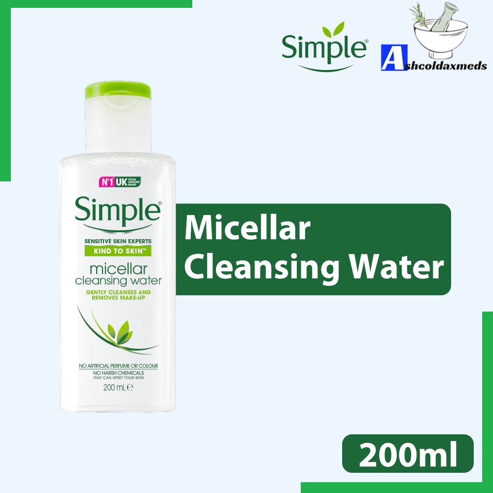 SIMPLE Micellar Cleansing Water 200ml - Farmasi Limbongan