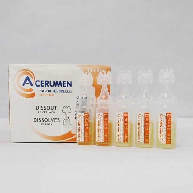 A Cerumen Ear Hygiene 2ML 10'S (Cairkan kotoran telinga/dissolve ear ...